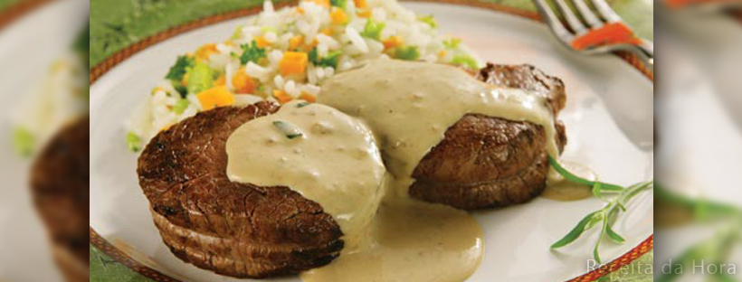 Receita de Filé mignon ao molho de mostarda » Receita da Hora Receita de Filé mignon ao molho de mostarda » Receita da Hora